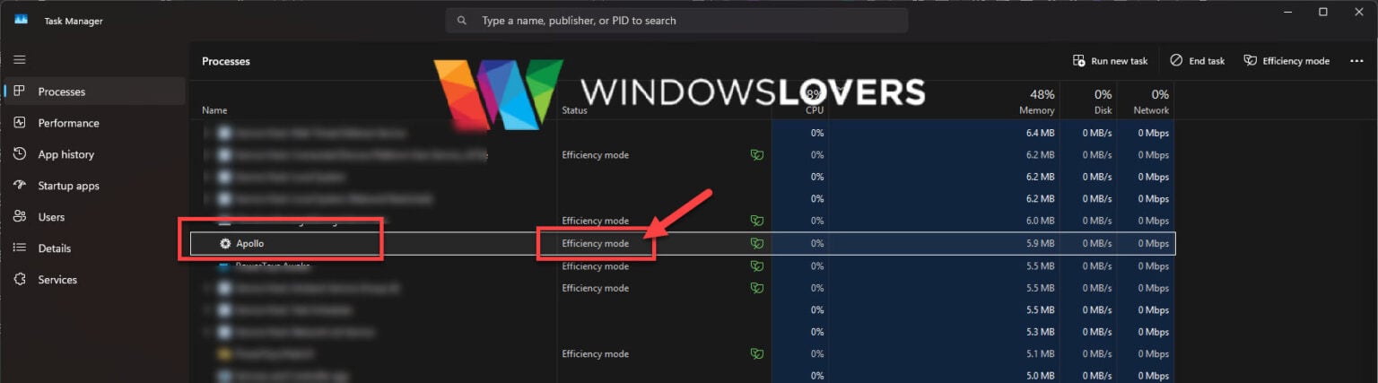 Permanently Turn OFF Efficiency Mode in Windows 11 & 10